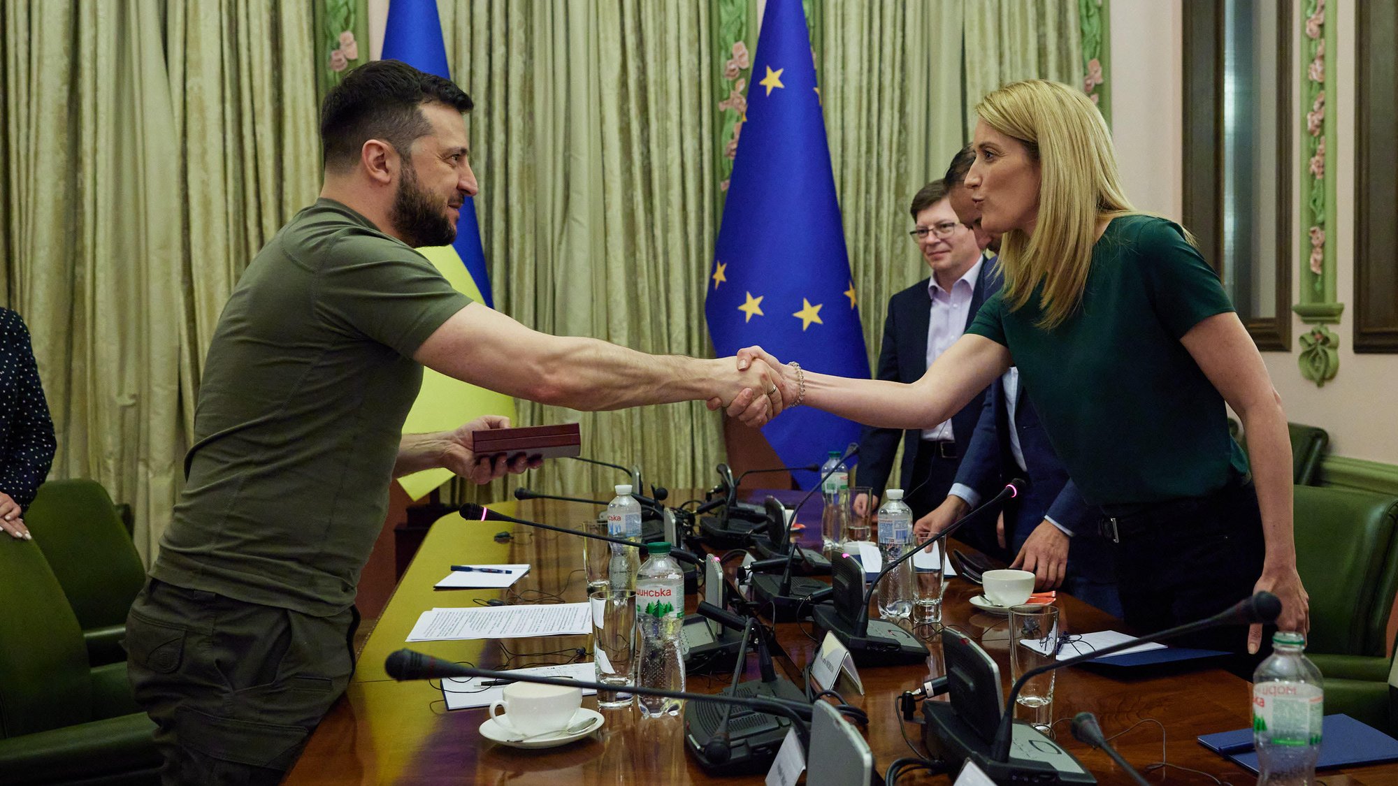 Volodymyr Zelenskiy in the European Parliament /EUCO Summit | Greens/EFA