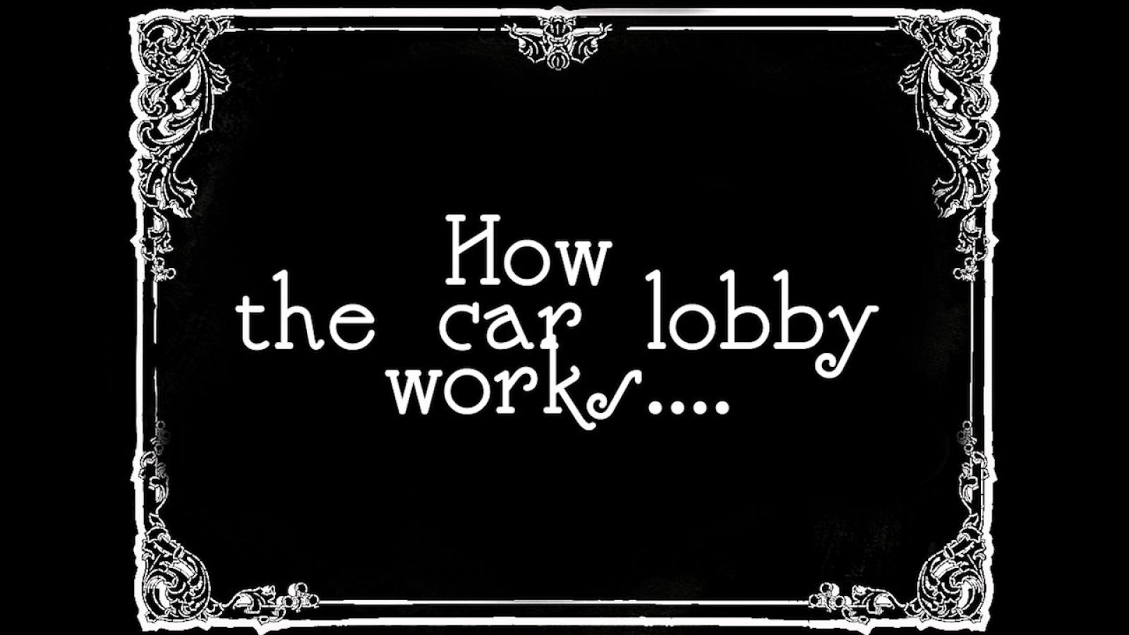 How the car lobby works | Greens/EFA