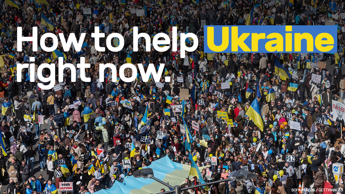 Solidarity with the people in Ukraine - what we can do now to help